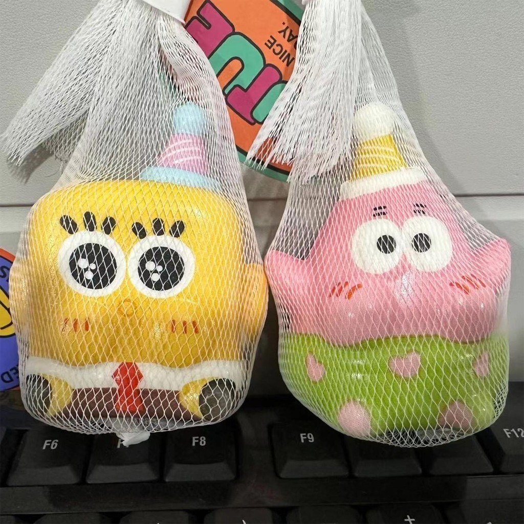 SpongeBob Patrick Star Squeeze Toy Funny Cute Cartoon soft Elastic ...