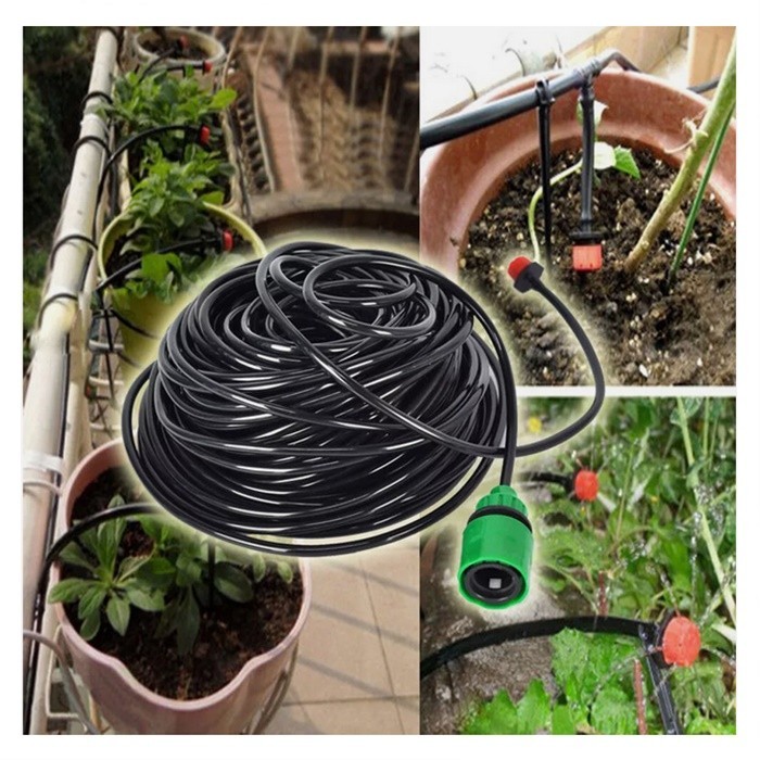 Sistem Pengairan Kebun 25 Meter Siram Tanaman Pemercik Penitis Air ...