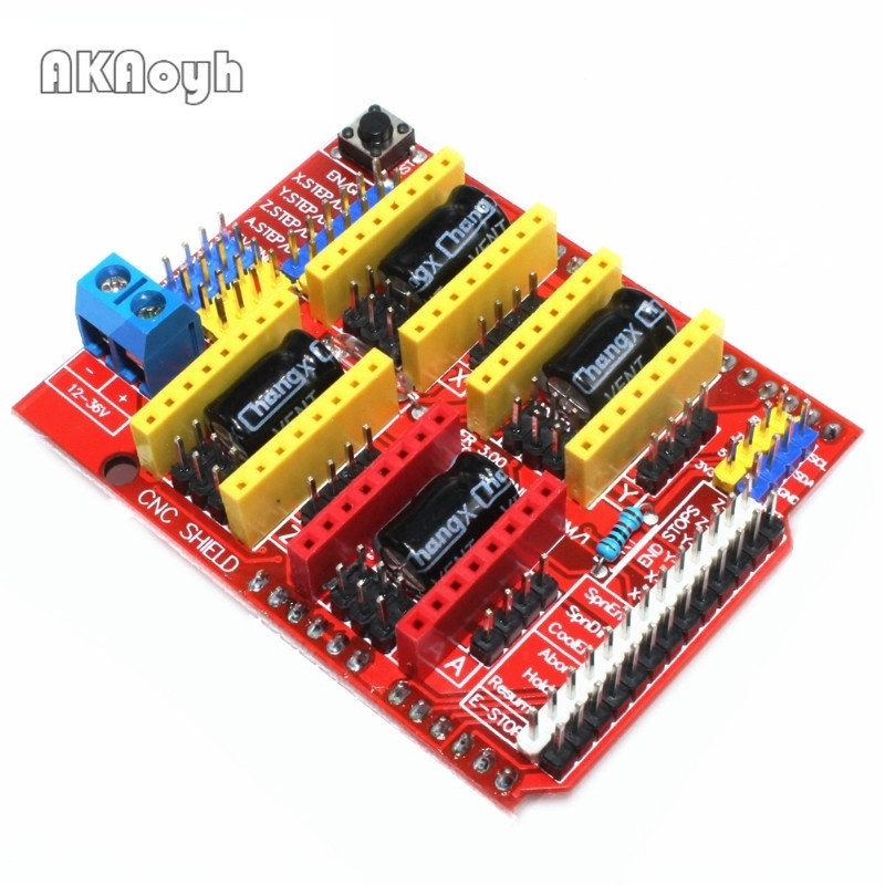 Arduino UNO A4988 Stepper Driver CNC Shield V3 - 3D Printer Shield ...