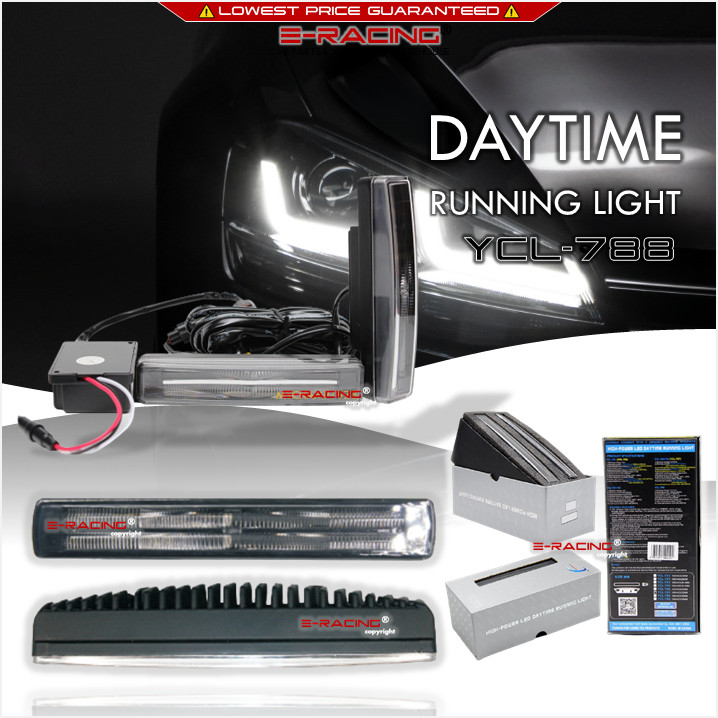 [LOCAL SELLER] Universal DayLight Guiding Daytime Running Light DRL LED ...