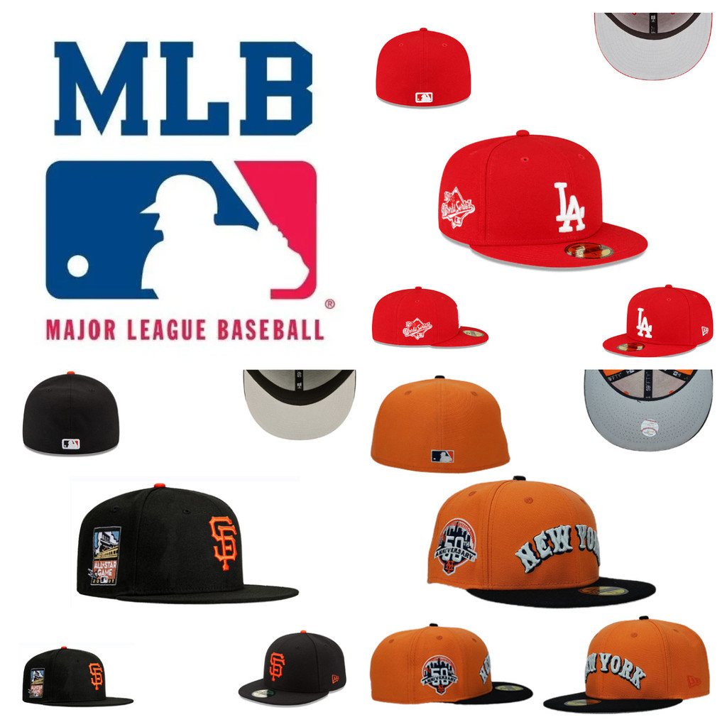 New Era MLB Multiple Non Adjustable Fully Closed Tight Hat 59FIFTY Men ...