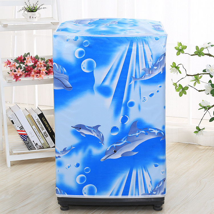 Washing Machine Cover Waterproof Sunscreen Haier Automatic Drum Little ...