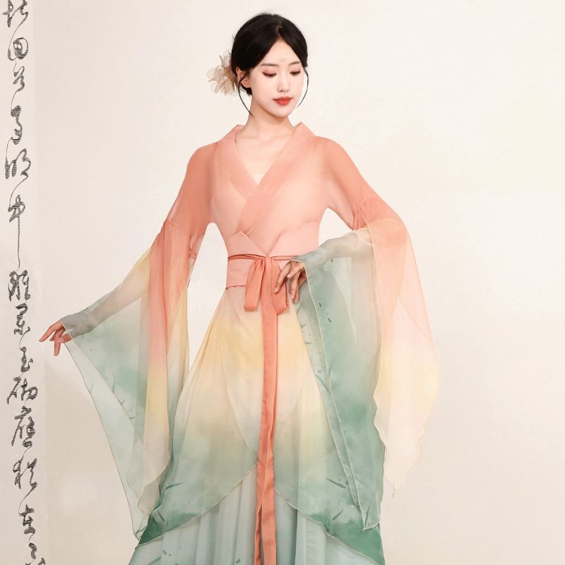 [3390 People Collection] Classical Dance Big Sleeve Gauze Gauze Elegant ...