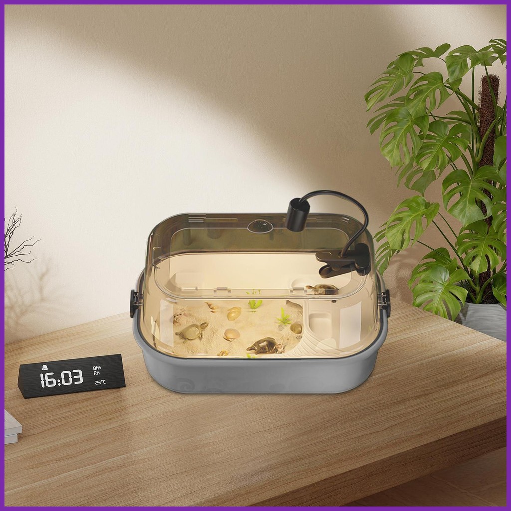 Turtle Tank Kit Full View Turtle Aquarium Starter Kit Multi-Function ...