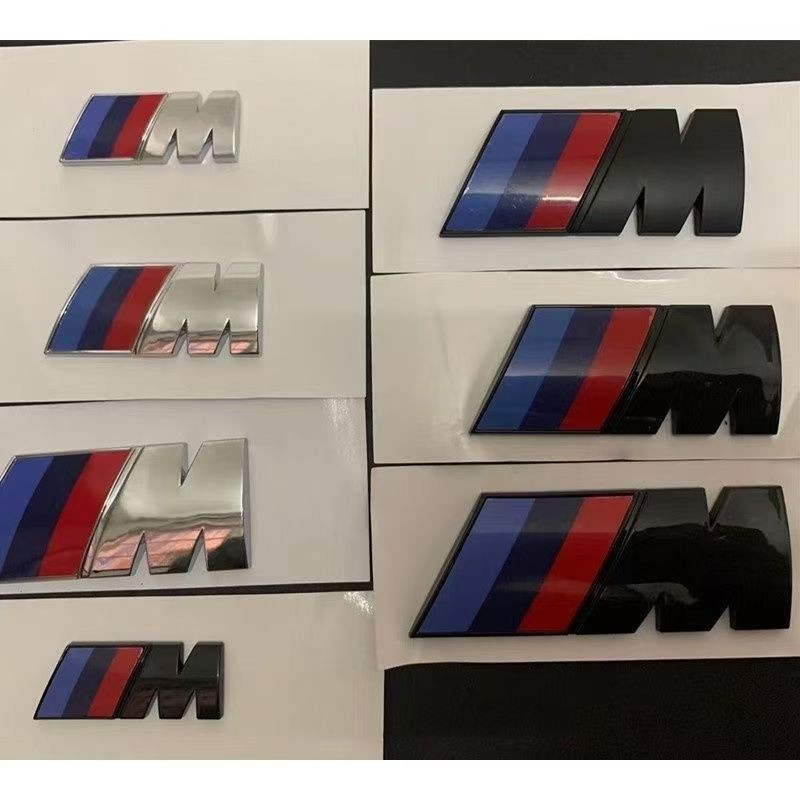 Suitable for BMW M Car Logo Body Side Logo 3 Series 5 Series 7 Series Modified Logo Car Sticker ...