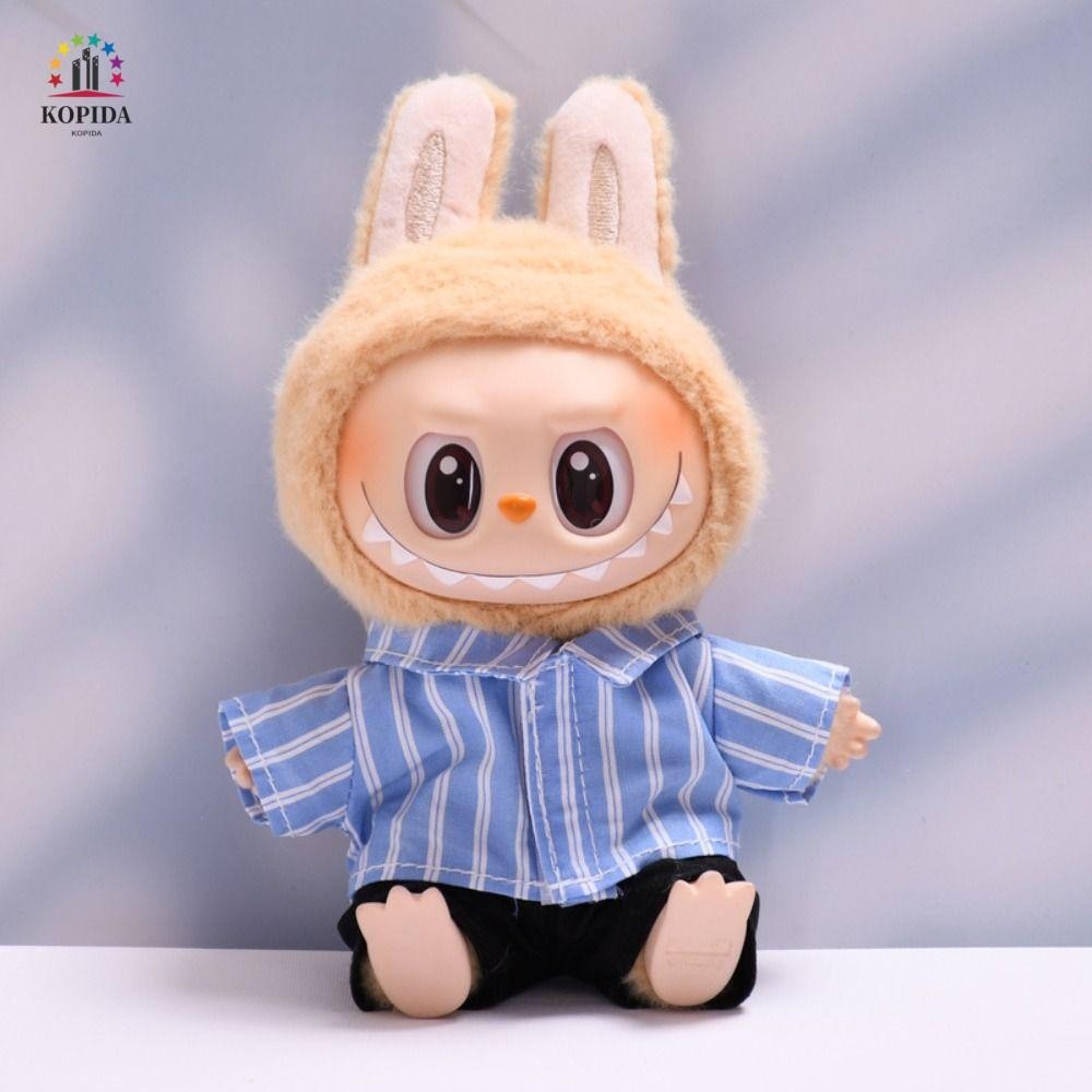 WILLIS Sitting Labubu Time Cloth, Dress Up Canvas Shoes Labubu Doll's ...