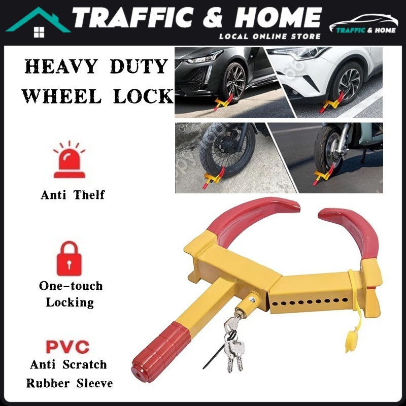 Heavy Duty Car Wheel Lock Anti-theft Tyre Clamp Vehicle Wheel Lock Tire ...