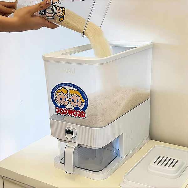 bekas beras bekas makanan kucing bekas beras 10kg Rice Bucket Household ...