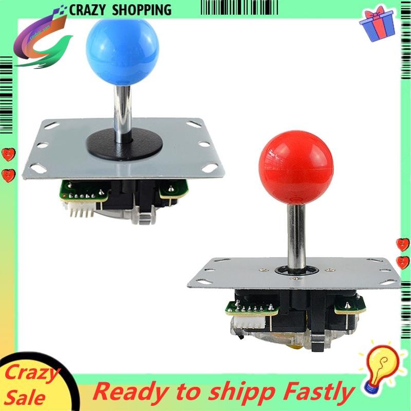 5Pin Arcade Joystick 4/8 Way Fighting Stick Replacement Parts for Game ...