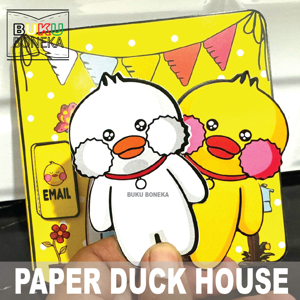 Doll book paper duck house VIRAL duck children's educational paper toy ...