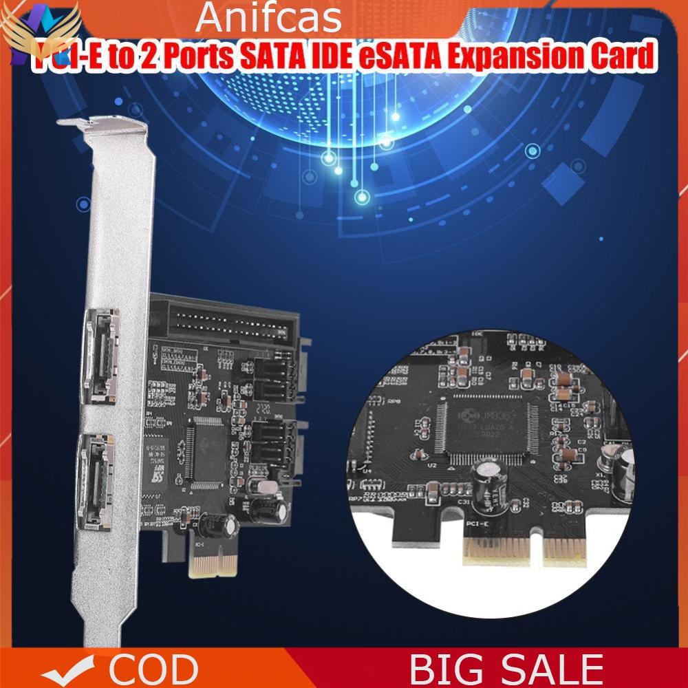 PCI-E PCIe to 2 Ports SATA IDE eSATA Expansion RAID Controller Cards ...