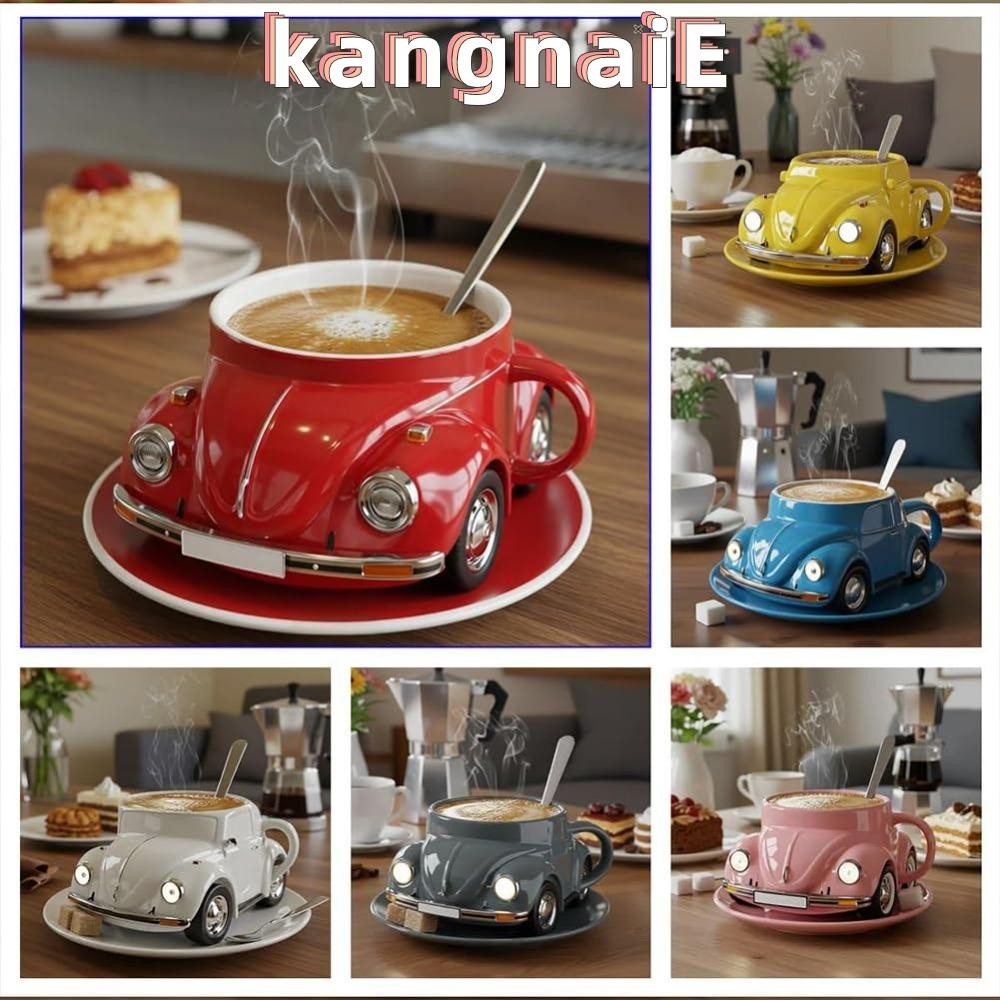 KANGNAI Beetle Shaped Coffee Mug, Handmade Unique Beetle-Shaped Coffee ...