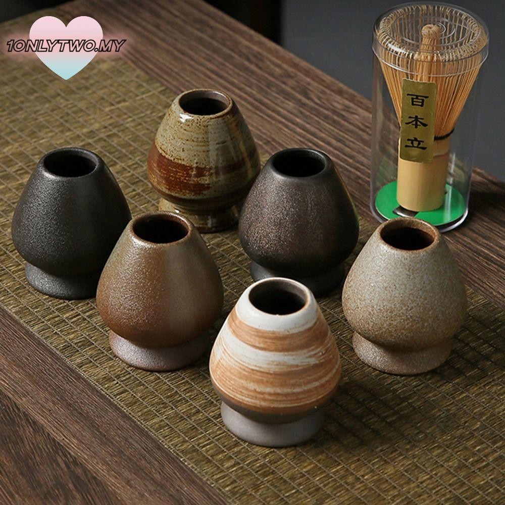 1ONLYTWO Matcha Whisk Holder, Ceramic Food Grade Chasen Stand, Reusable ...