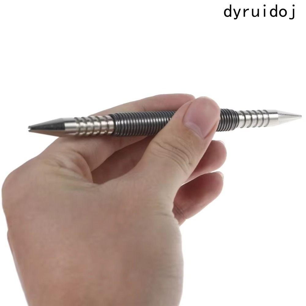DYRUIDOJ Spring Tool, Double Head Center Holes Punch Hammerless Nail ...