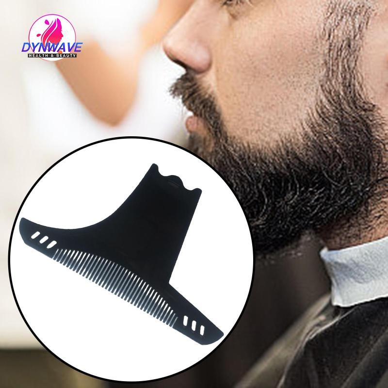 [DynwaveedMY] Beard Shaping Template Tool Facial Hair Shaper Portable ...