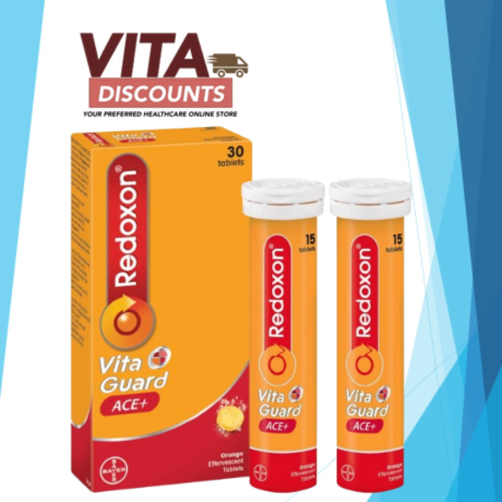REDOXON VITA GUARD ACE+ EFFERVESCENT TABLETS ORANGE 15S PACK-OF-2 ...