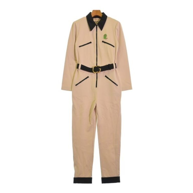 GUCCI Overalls all in one Beige Black Women | Shopee Malaysia
