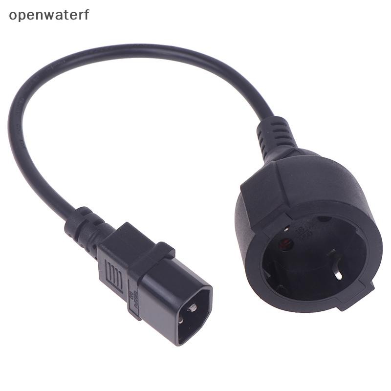 [ope] PDU UPS Cable IEC C14 To Euro Schuko Socket Power Extend Cable 35cm Schuko CEE7/4 Power ...