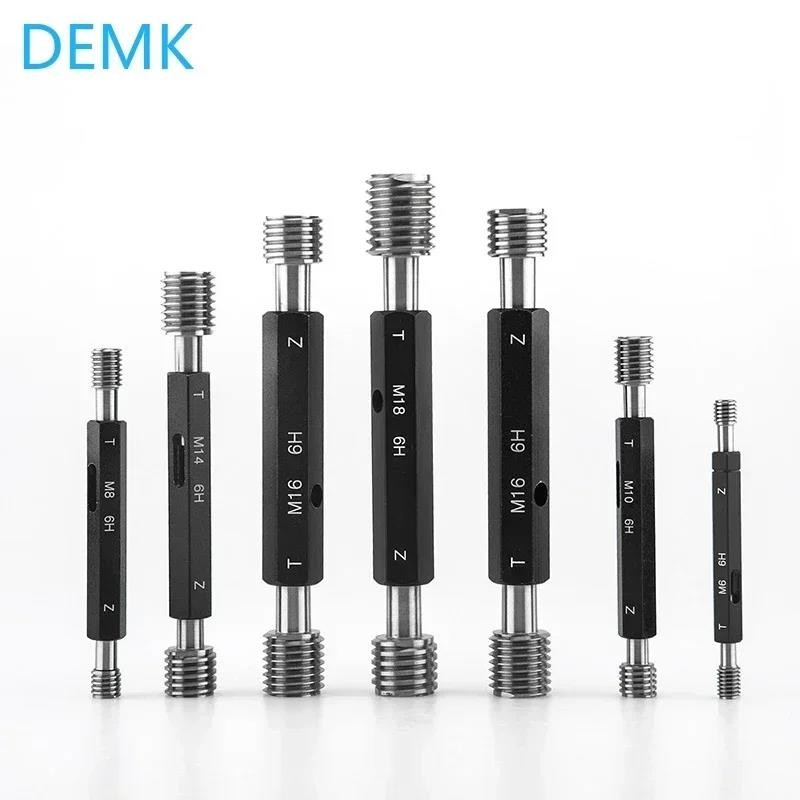 High precision Thread Plug Gauge GO/NO GO Gage Metric Gauge 6H Precision Internal Screw Gage ...
