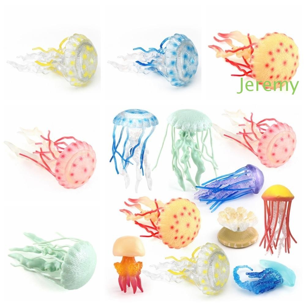 JEREMY1 Jellyfish Starfish Anemones, Marine Animals multi-colored Ocean ...