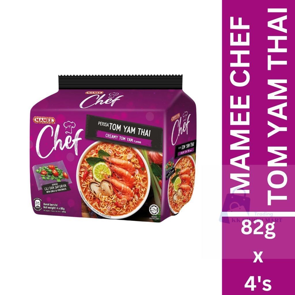 MAMEE Chef Tom Yam Thai (82g x 4's) | Shopee Malaysia