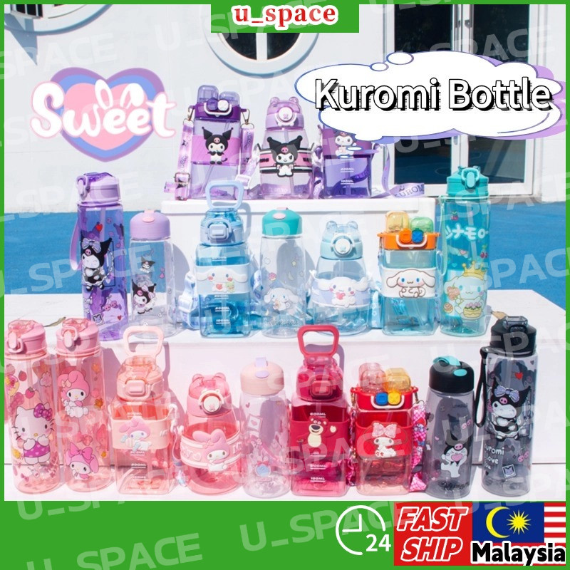 Botol Air Capybara Sanrio Kuromi Bottle Kids Straw Bpa Free Botol Air ...