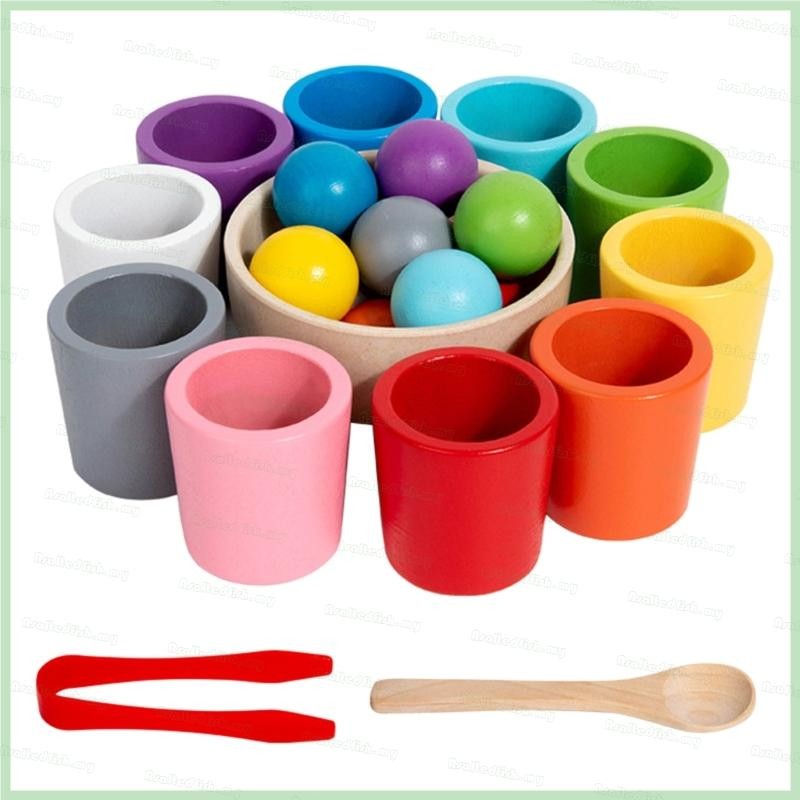 As Color Sorting Cups and Balls Toy for Engaging Early Childhood ...