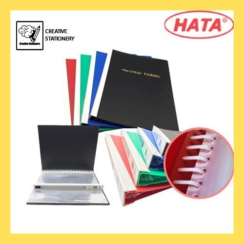 Hata New Clear Holder File / Pocket Clear Holder / Refillable / A4 Size ...