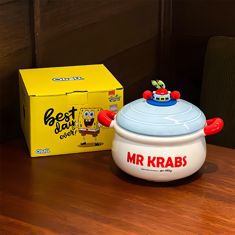 SpongeBob menghantar mangkuk mi segera bintang besar pelajar besar ...