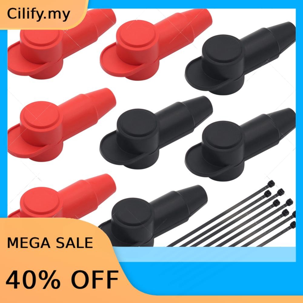 8Pcs Automotive Battery Terminal Covers Car Battery Cable Insulate ...