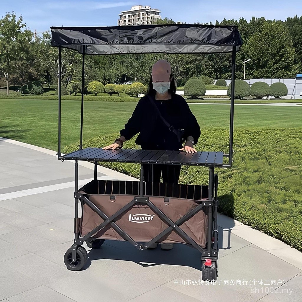 Awning Car Liftable Snack Car Night Market Stall Car Stall Camp ...