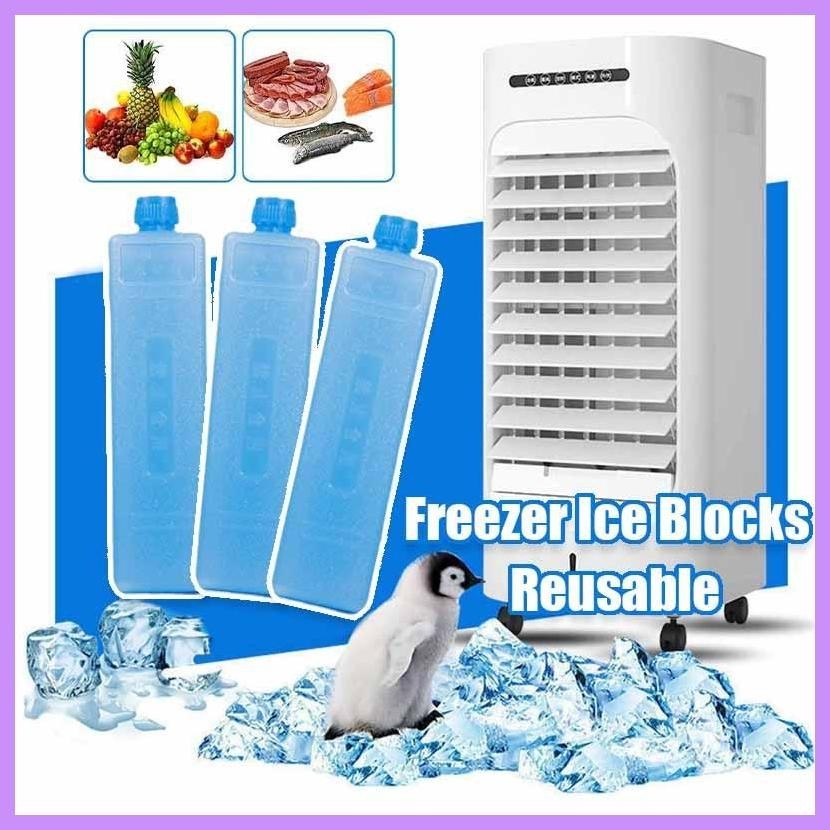 Ice Crystal Box Freezer Cooler Ice Packs Reusable Freezer Blocks Keeps ...