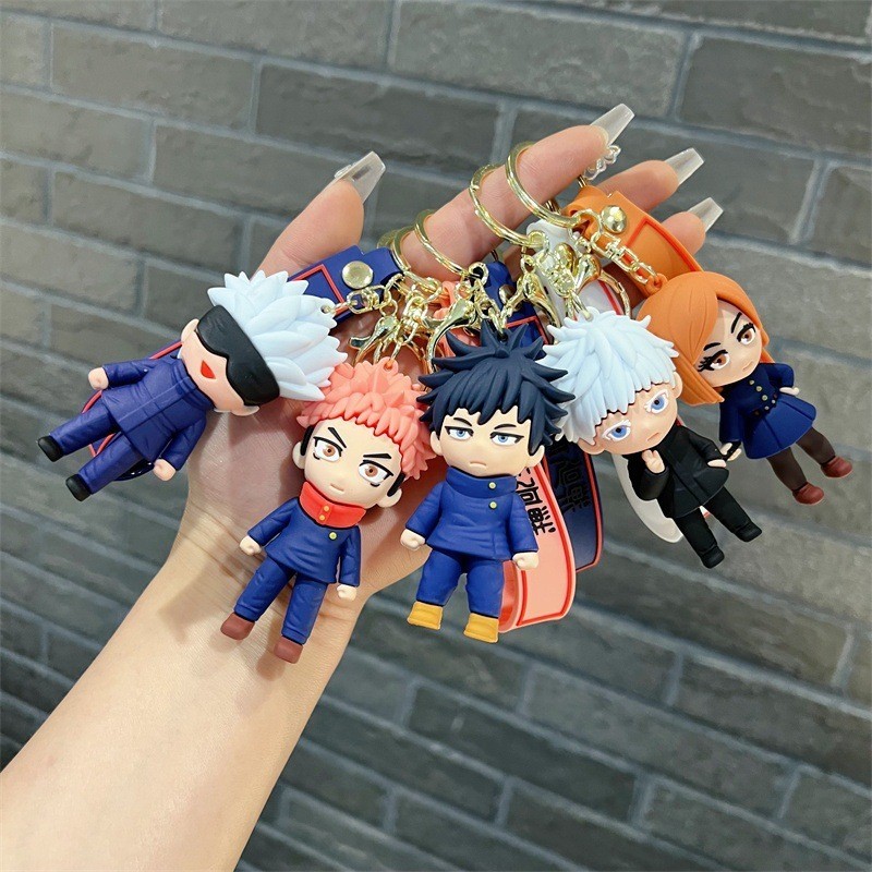 Jujutsu Kaisen Anime Keychain Satoru Gojo Itadori Yuji Cosplay Keychain ...