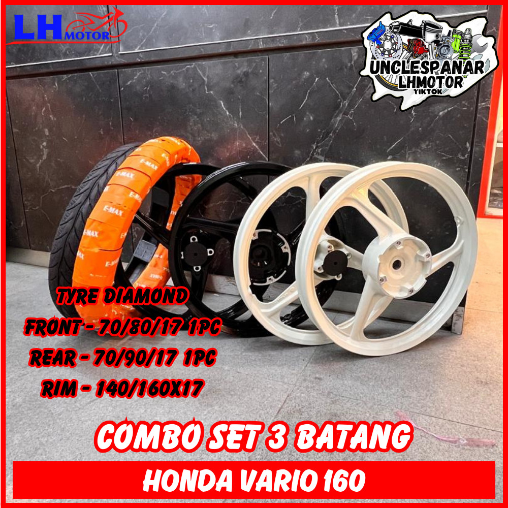 VARIO 160 SPORT RIM ENKEI FULL CHOP VARIO160 & VARIO 160 ( 1.40/1.60 ...