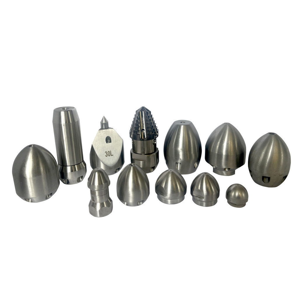 Pipe Cleaning Dredging Nozzle Pagoda Mine Sewer Mouse Head Rotating ...