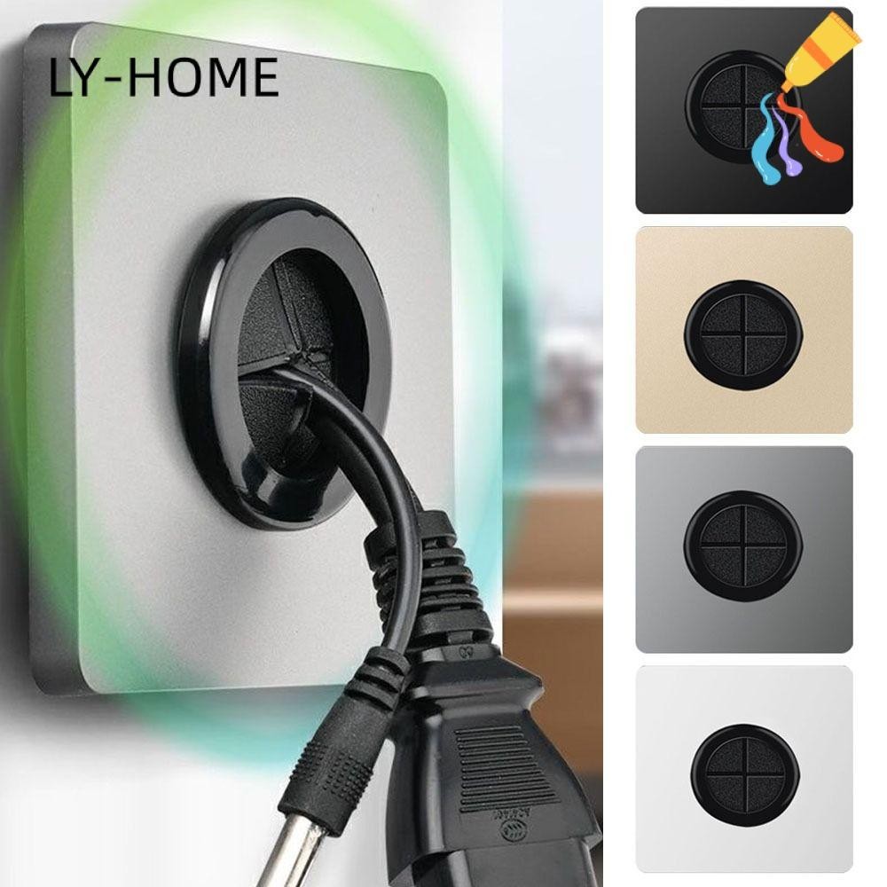 LY-HOME 1Pcs Wall Blank Panel Wiring Accessories With Rubber Pad 86Type ...