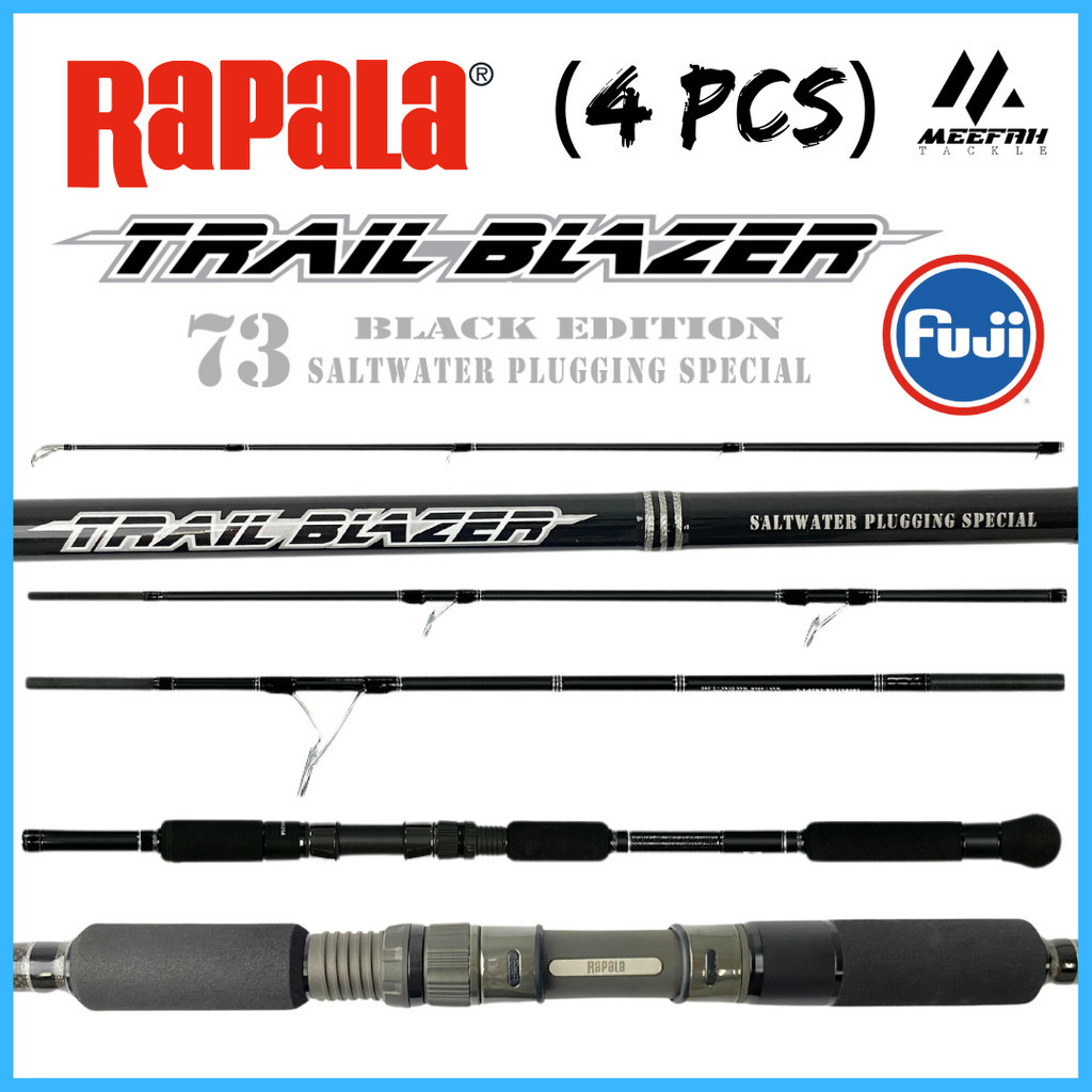 RAPALA TRAILBLAZER 73 Black Edition Saltwater SW Spinning Popping ...