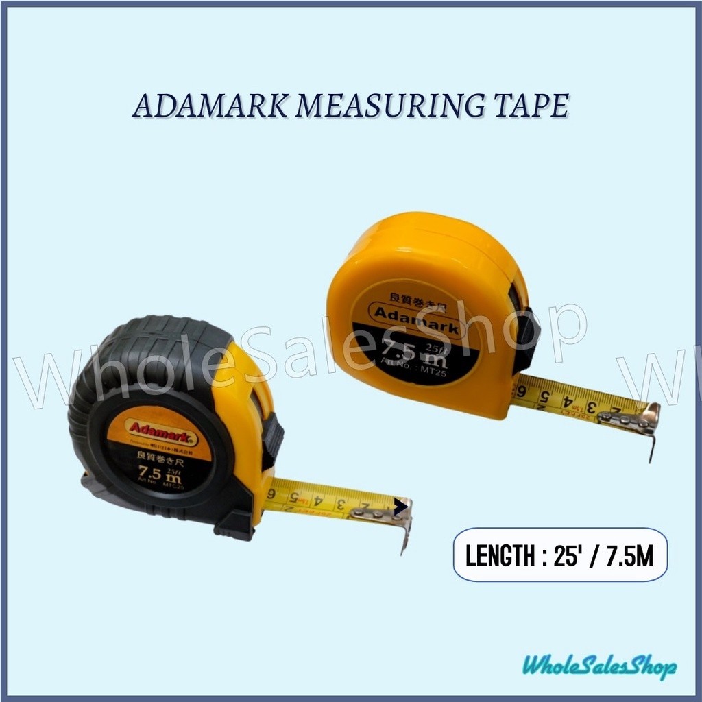 25' / 7.5M ADAMARK MEASURING TAPE TAPE UKUR TALI TAPE PITA UKUR 工业卷尺 ...