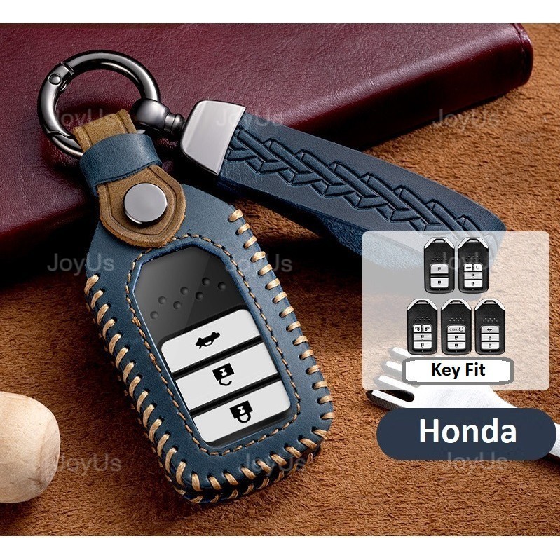 Honda WRV Civic CRV City HRV BRV Jazz Stylish Handmade Leather Key ...