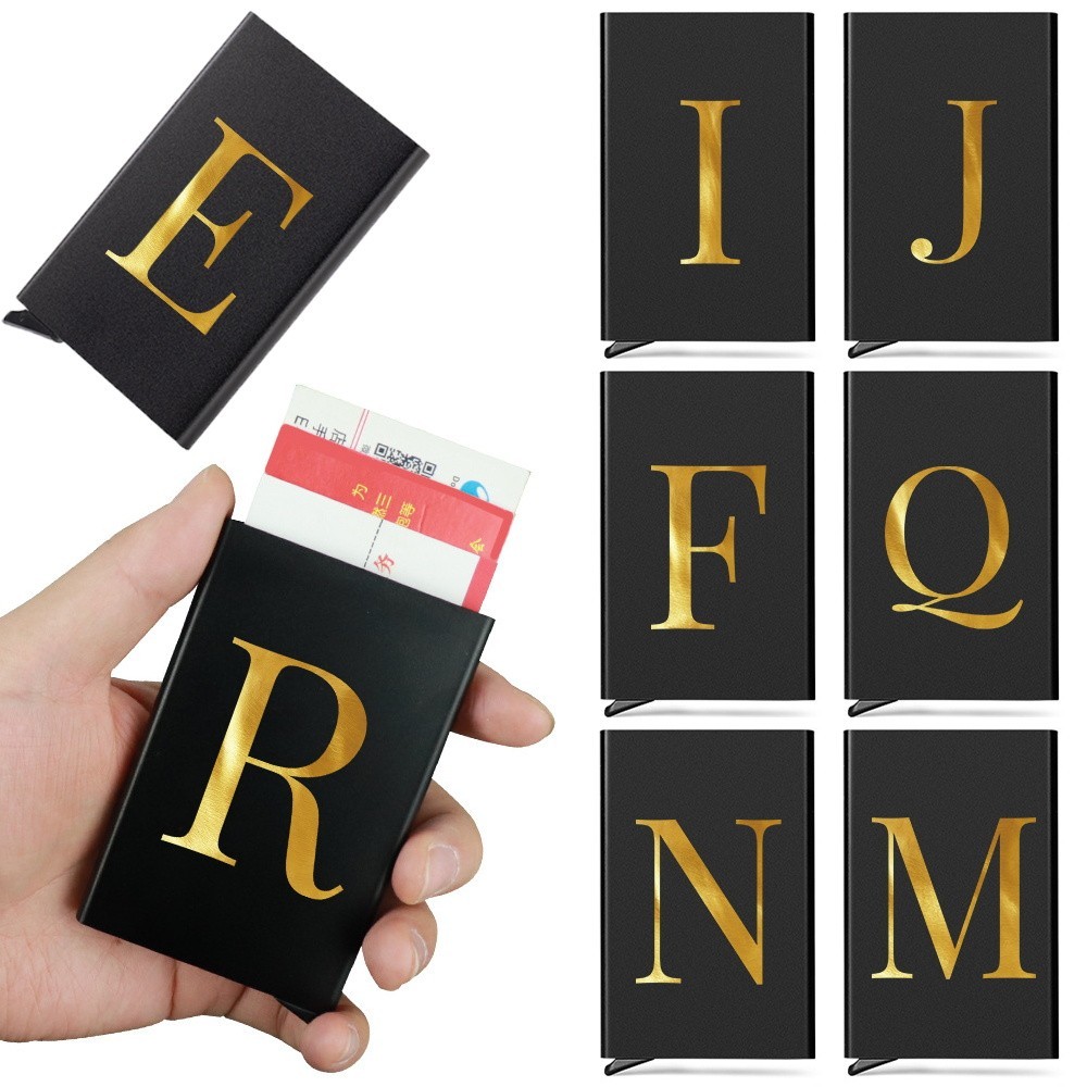 Aluminium Anti Rfid Card Holder NFC Blocking Reader Letter Wallets ...