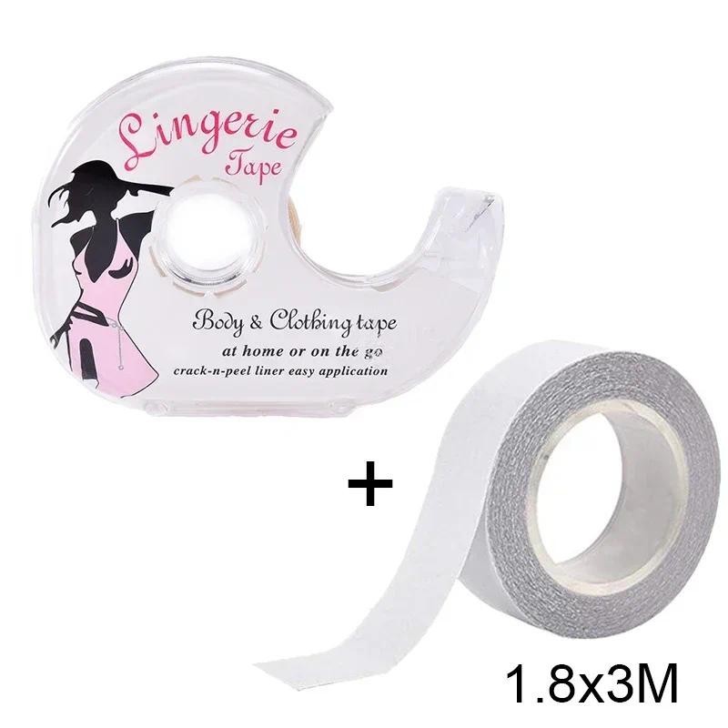 5M Underwear Strap Anti-slip Dress Clothes Tape Women Body Double-sided ...