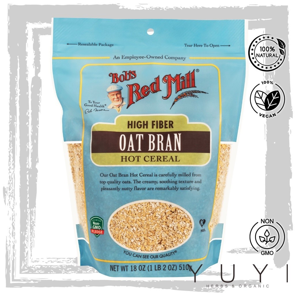 【Bob's Red Mill】Oat Bran Cereal - 510g | Shopee Malaysia