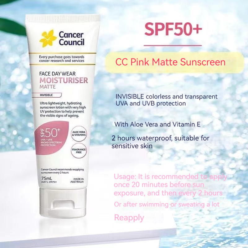 Cancer Council Sunscreen Refreshing Oil-Free Sunblock SPF50++ MATTE ...