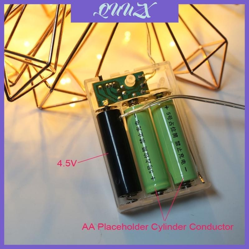 QUU AA Dummy Fake Battery Setup for Shell AA LR6 AM3 Size Battery ...