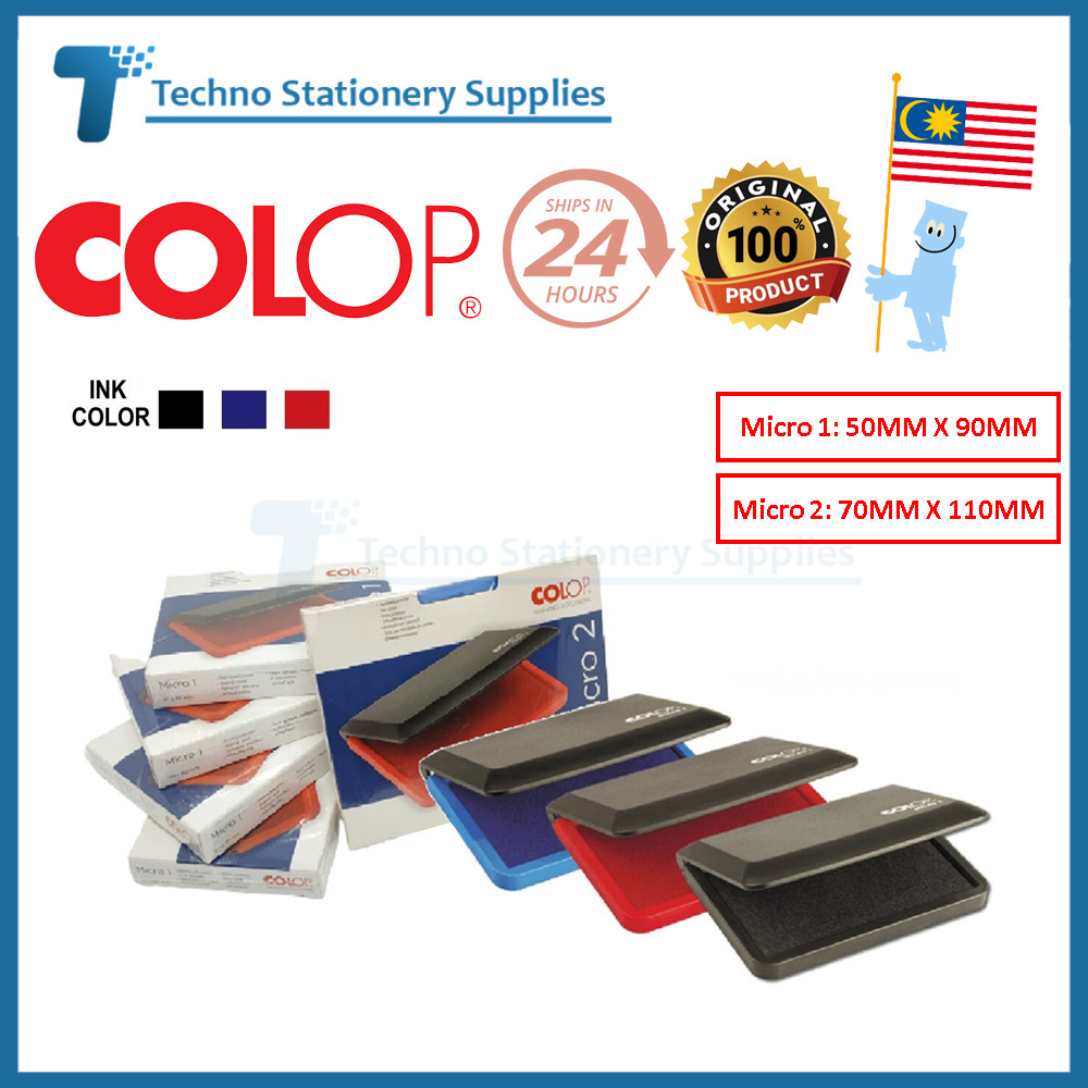 COLOP STAMP PAD - Micro 1, 2 Stamp Pad | Shopee Malaysia