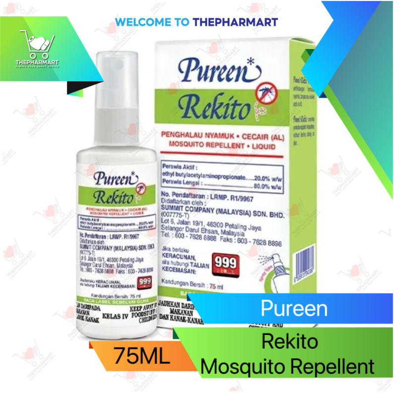Pureen Rekito Mosquito Repellent Liquid (75ml) | Shopee Malaysia