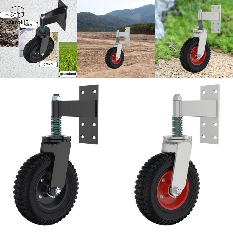 [szgrqkj3] Gate Wheel Spring Shock Absorption 600lbs Load Capacity ...