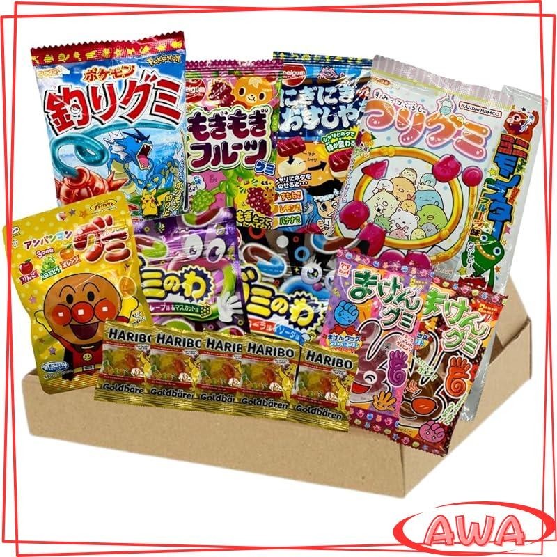 HARIBO Fujiya Meiji Gummy Assortment 30 pieces - including fishing ...
