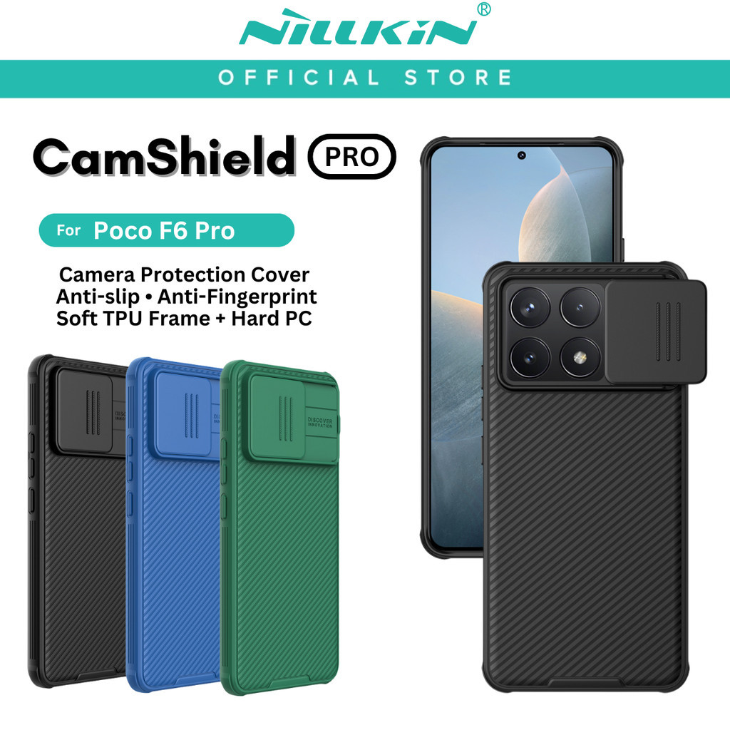 Nillkin Camshield Pro for Poco X7 Pro(NEW)/F6/F6 Pro with Slide Cover ...