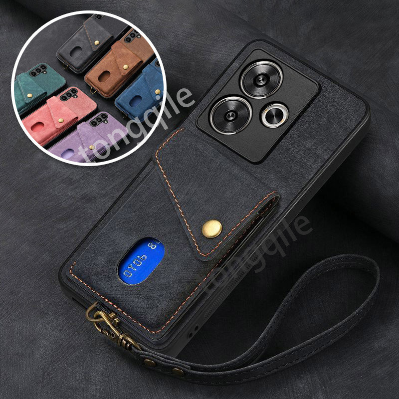 Case For Poco F6 Pro PocoF6 F6Pro 5G 2024 Xiaomi Luxury Leather Phone ...